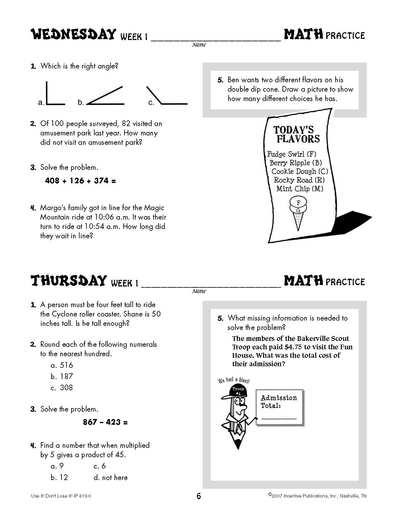 Daily Math Practice 5th Grade Use It Don t Lose It World Book Daily Math Practice 5th Grade Use It Don t Lose It World Book